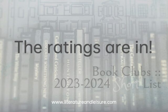 Book Club Selections :: Long List for 2024-2025 - Lit&leisure