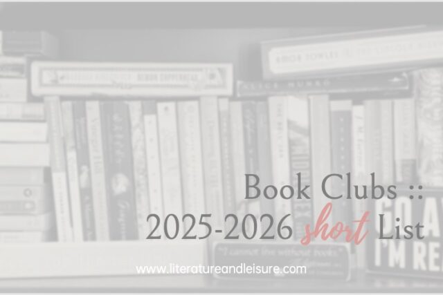 Book Club Selections :: Long List for 2024-2025 - Lit&leisure